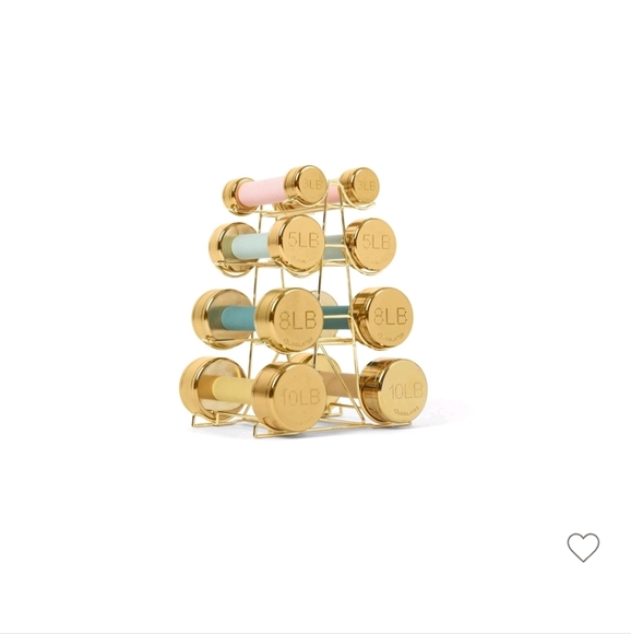 blogilates | Other | Blogilates 4 Tier Weight Rack Dumbell Rack Gold ...